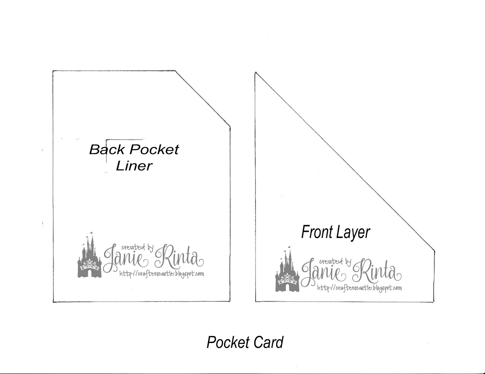 Crafter's Castle: Triple Pocket Card & Double Pocket Card