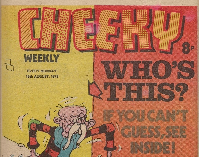 Cheeky Weekly: Cheeky Weekly cover date 19 August 1978