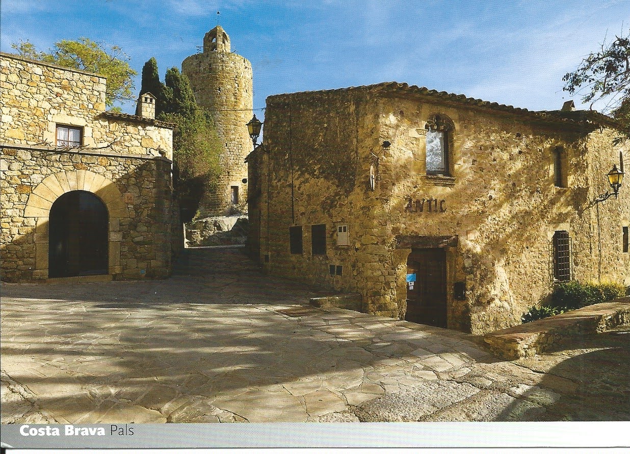 MY POSTCARD-PAGE: SPAIN ~ Tower of the Hours - Pals - Catalonia