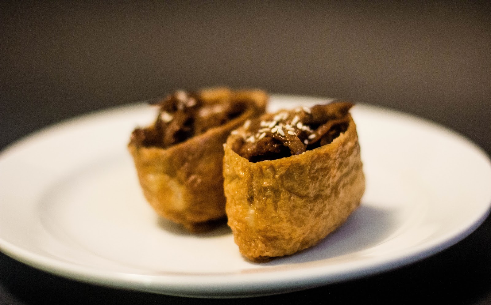 Vegan Inari Sushi with Teriyaki “Duck” - Fongolicious