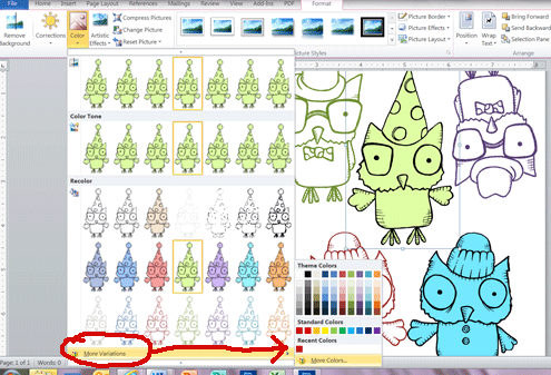 Vera Lane Studio: Changing ink colors for digi stamps