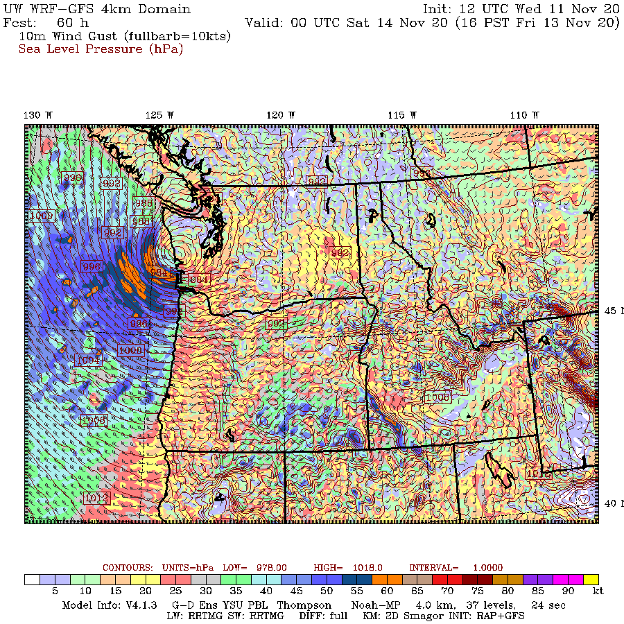 Cliff Mass Weather Blog: Storm Approaches With High Winds South of ...