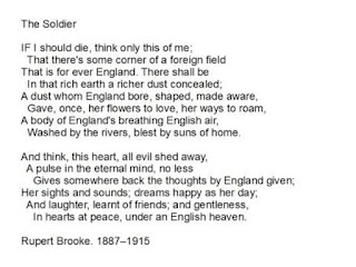 Dharaba's blog: "The Soldier" by Rupert Brooke