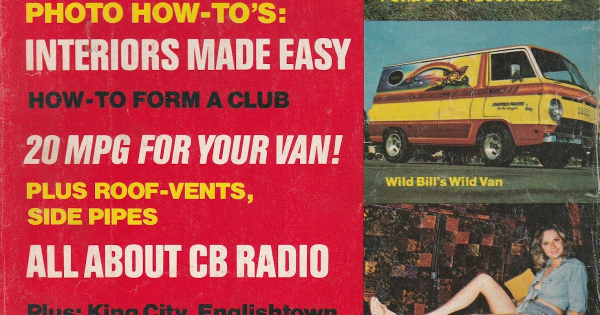 1970's VAN Magazines : Vans And Trucks Magazine #1