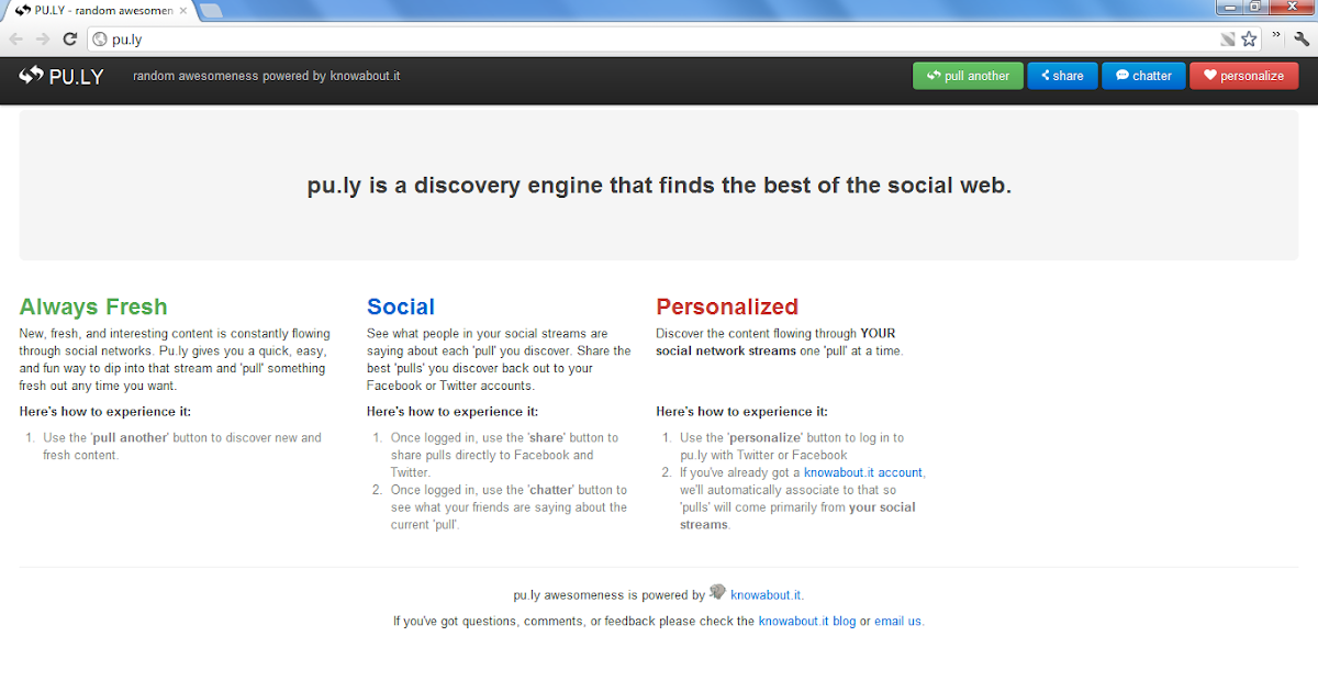 Watch Out StumbleUpon, Pu.ly Is Here