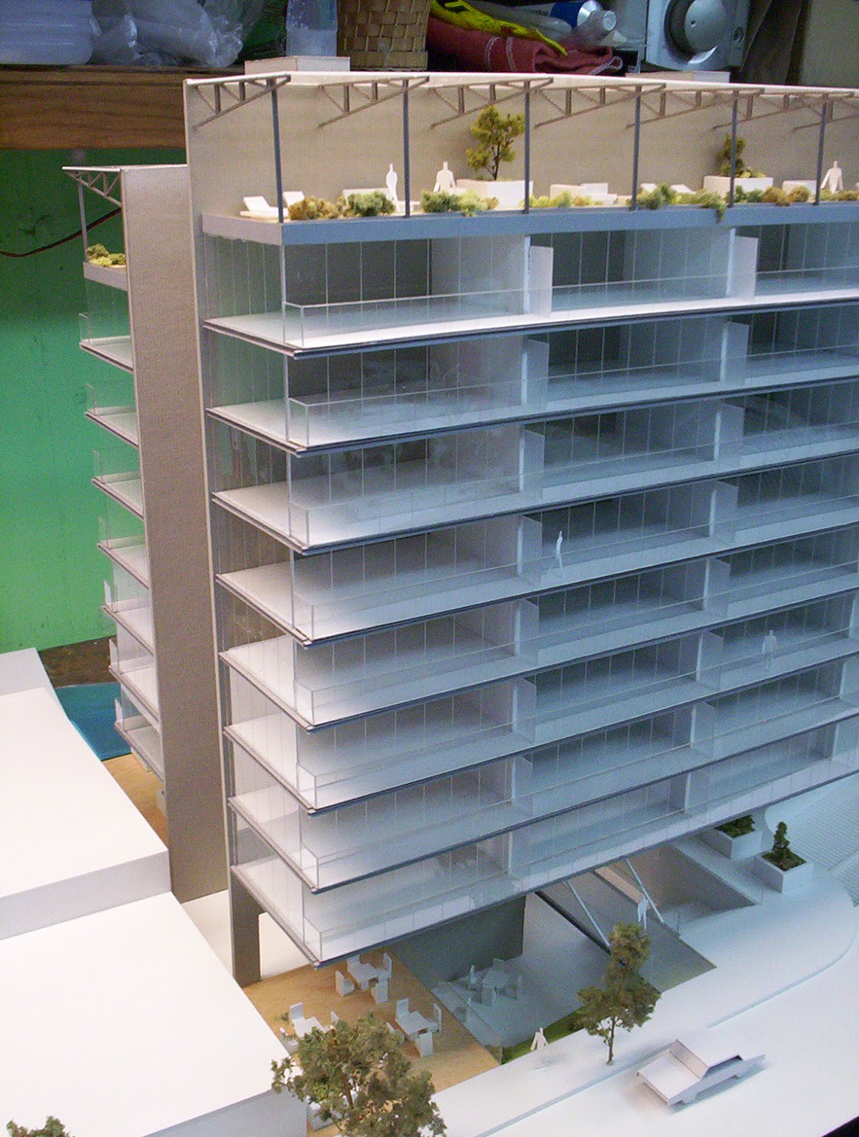 Maqueta de Edificio de Departamentos