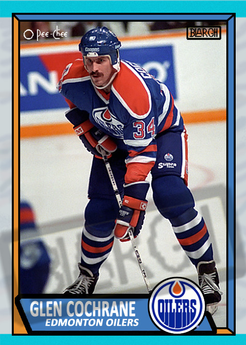 The Cardboard and Me: Lost Rookies: 1981-82 OPC Glen Cochrane