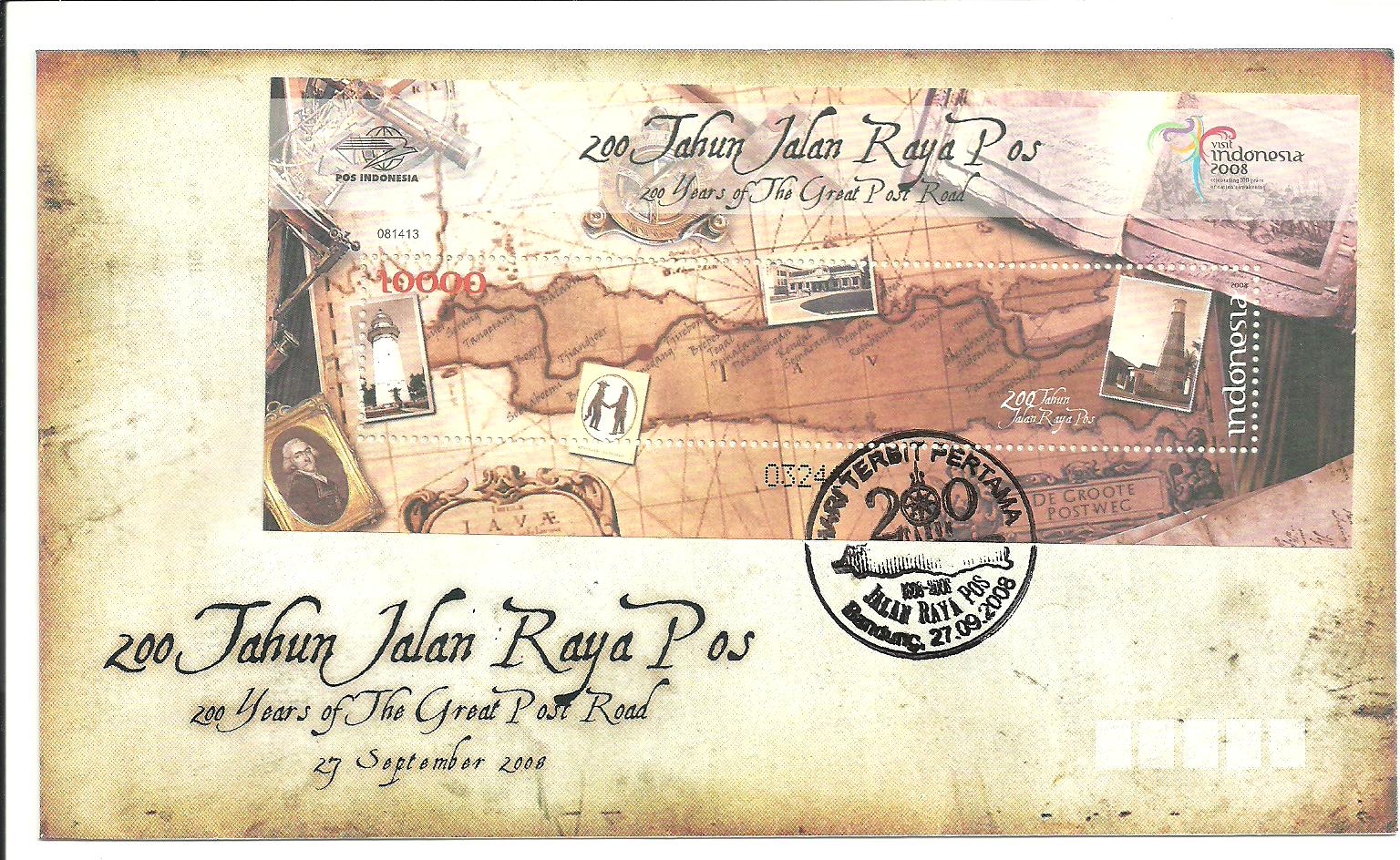 My Stamp Collection: Anyer - Panarukan: 200 Tahun Jalan Raya Pos ...