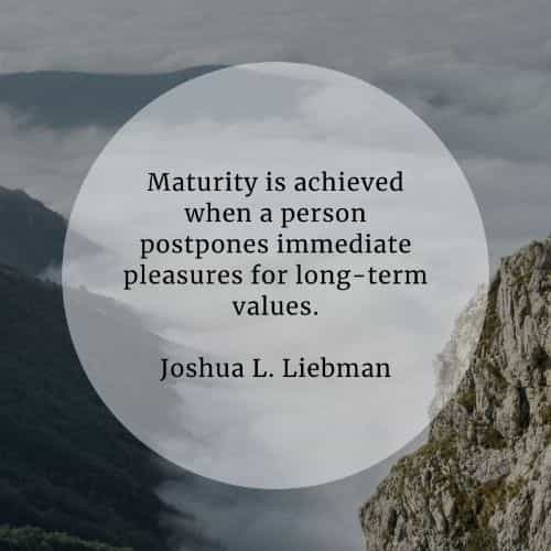 Maturity Quotes