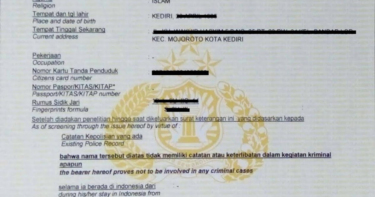 TAHAP BIKIN SKCK BARU LENGKAP BANGET