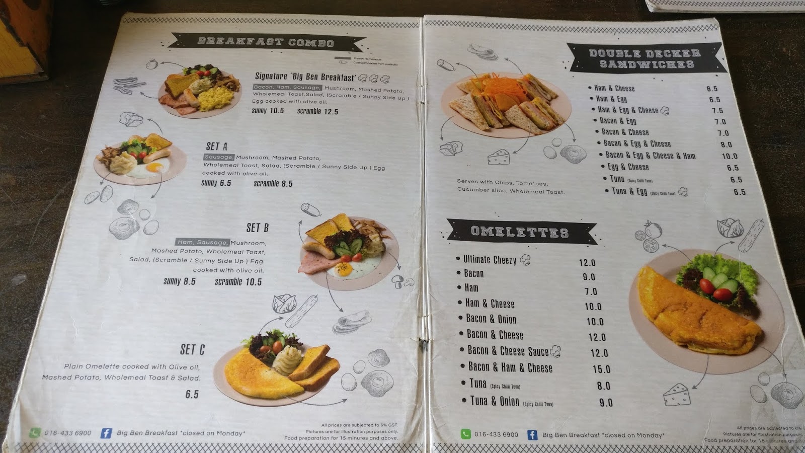 It's About Food!!: Big Ben Breakfast & Western @ Jalan Kebun Bunga