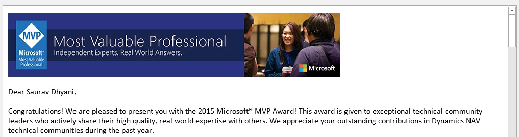 Microsoft MVP Again, Year Two!