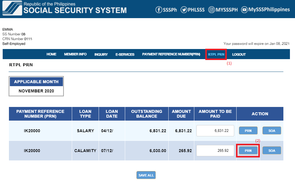 How To Create SSS PRN For Calamity Loan plus Salary Loan Food how-to-create-sss-prn-for-calamity-loan-plus-salary-loan-food
