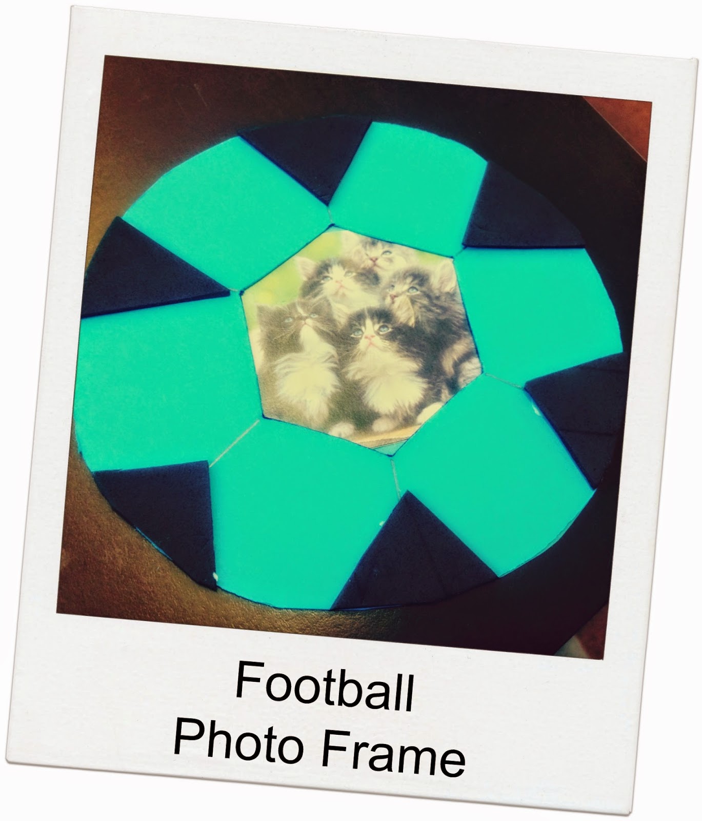 Football Photo Frames - A World Cup Craft | The Mini Mes and Me