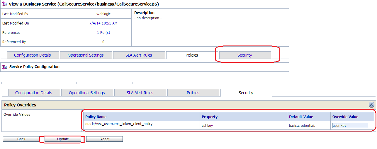 Osb 11g Access Secure Service From Osb Oracle Fusion Middleware Blog