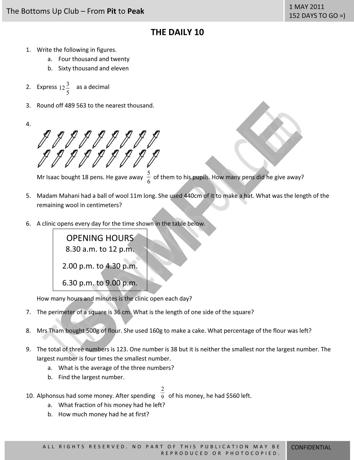 EXCLUZIF the sequel: THE DAILY TEN