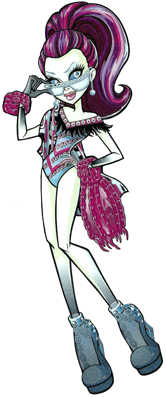Todo sobre Monster High: Artwork/PNG de Spectra Vondergeist - Swim Class