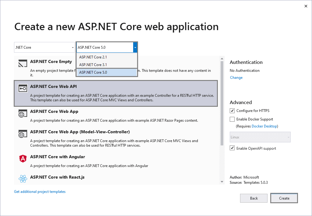 Create Rest Api With Asp Core 5 0 And Entity Framework Core Dreamz Developers Blog