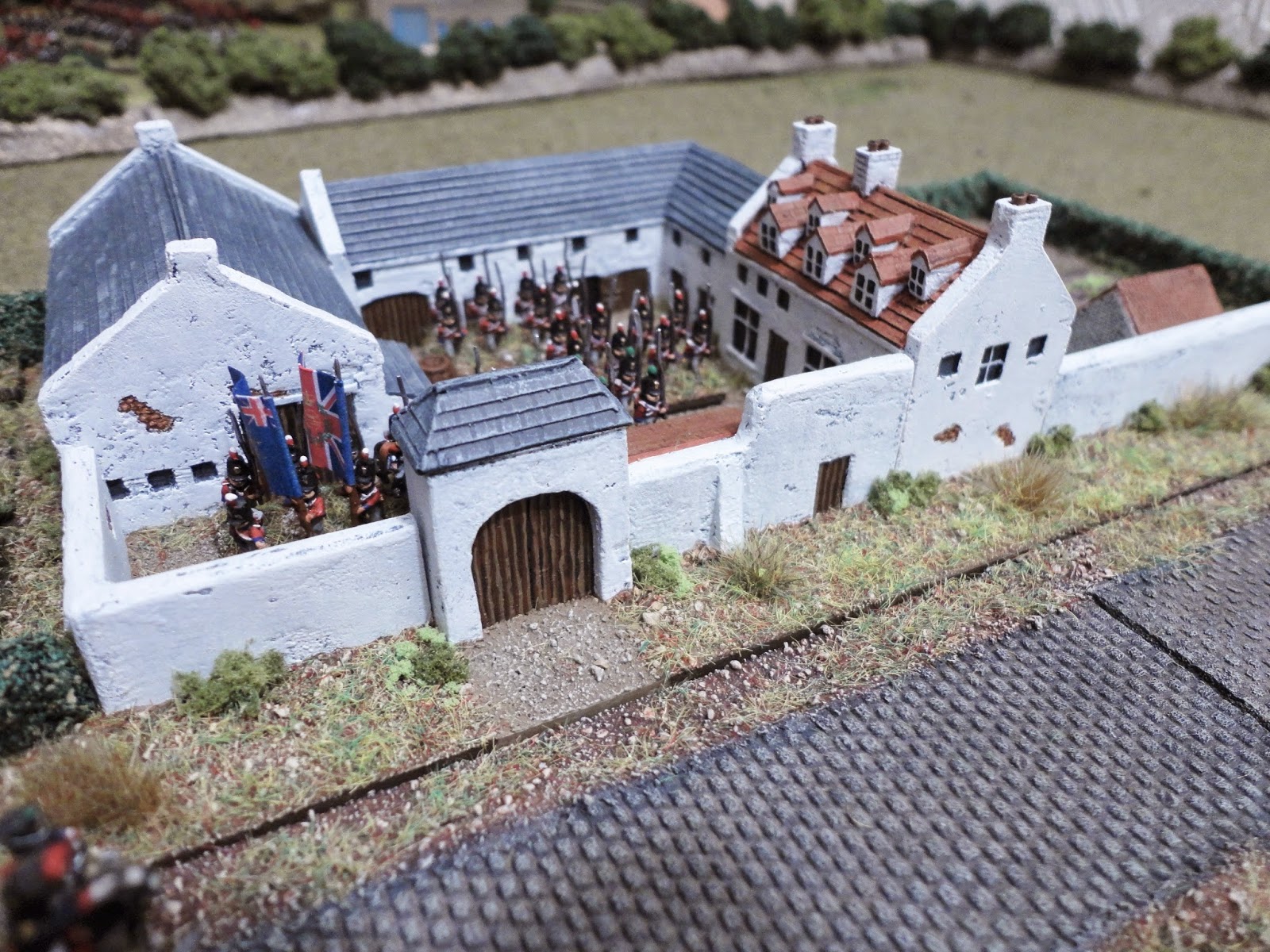 10/ 12mm WW2 and 6mm Napoleonic gaming: Waterloo buildings part 5 - La ...