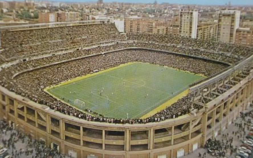 Football. Since 1857: Santiago Bernabeu, Madrid - 1954