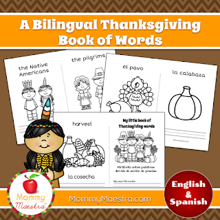Mommy Maestra: Bilingual Thanksgiving Printables