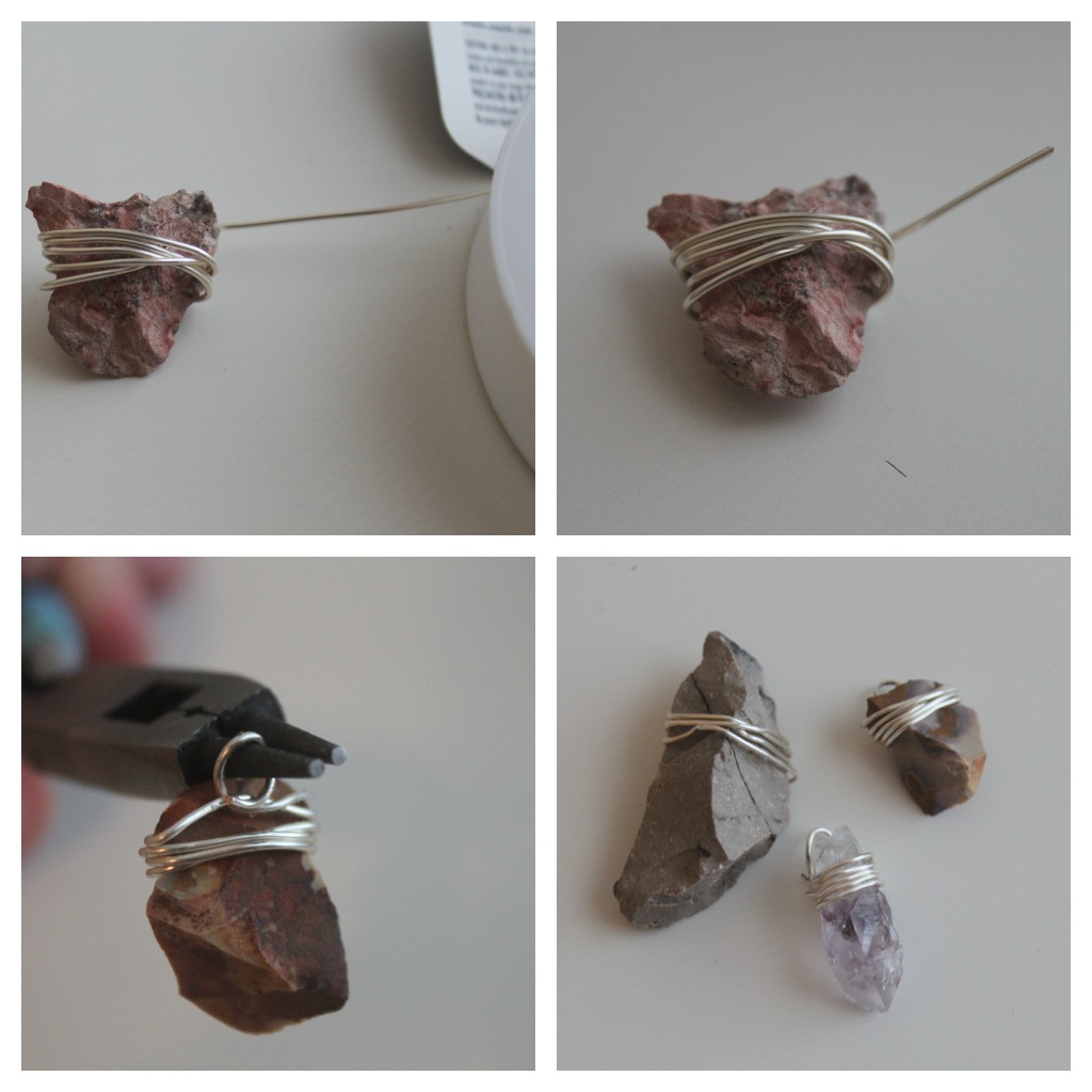 My Own Road: Wire wrapped gemstone tutorial