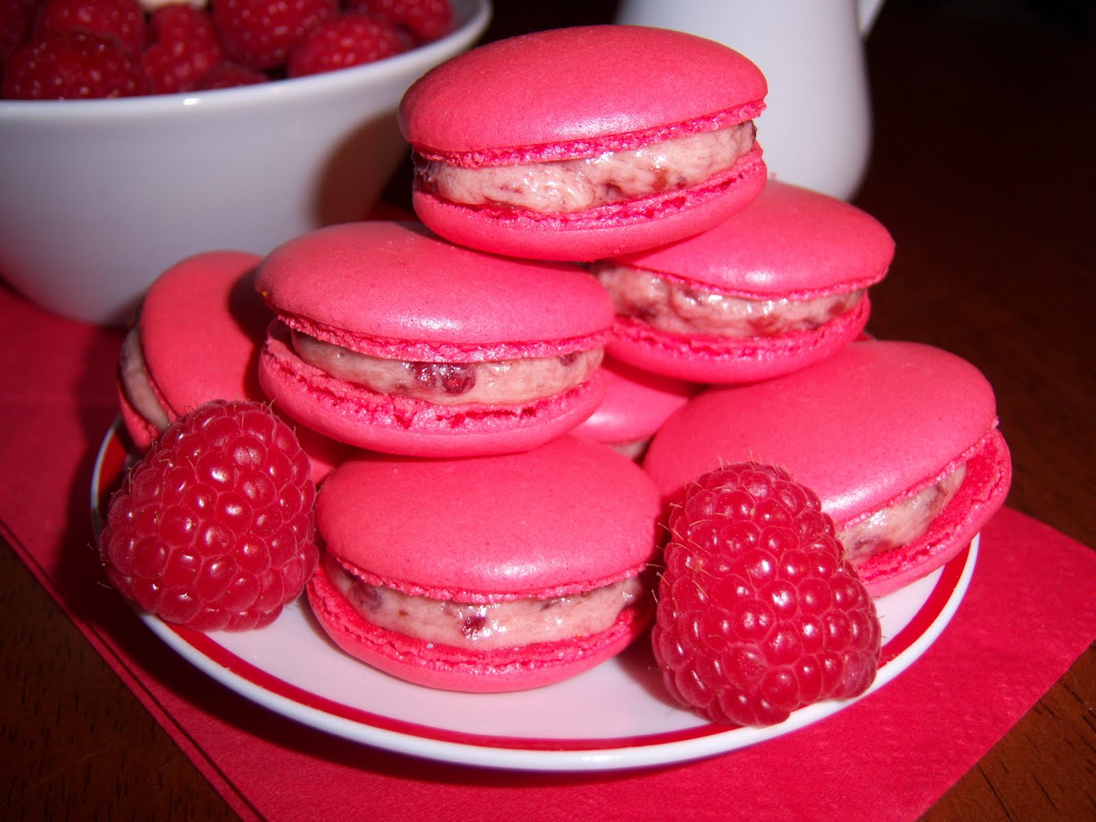 MiniCuisine: Macarons aux framboises