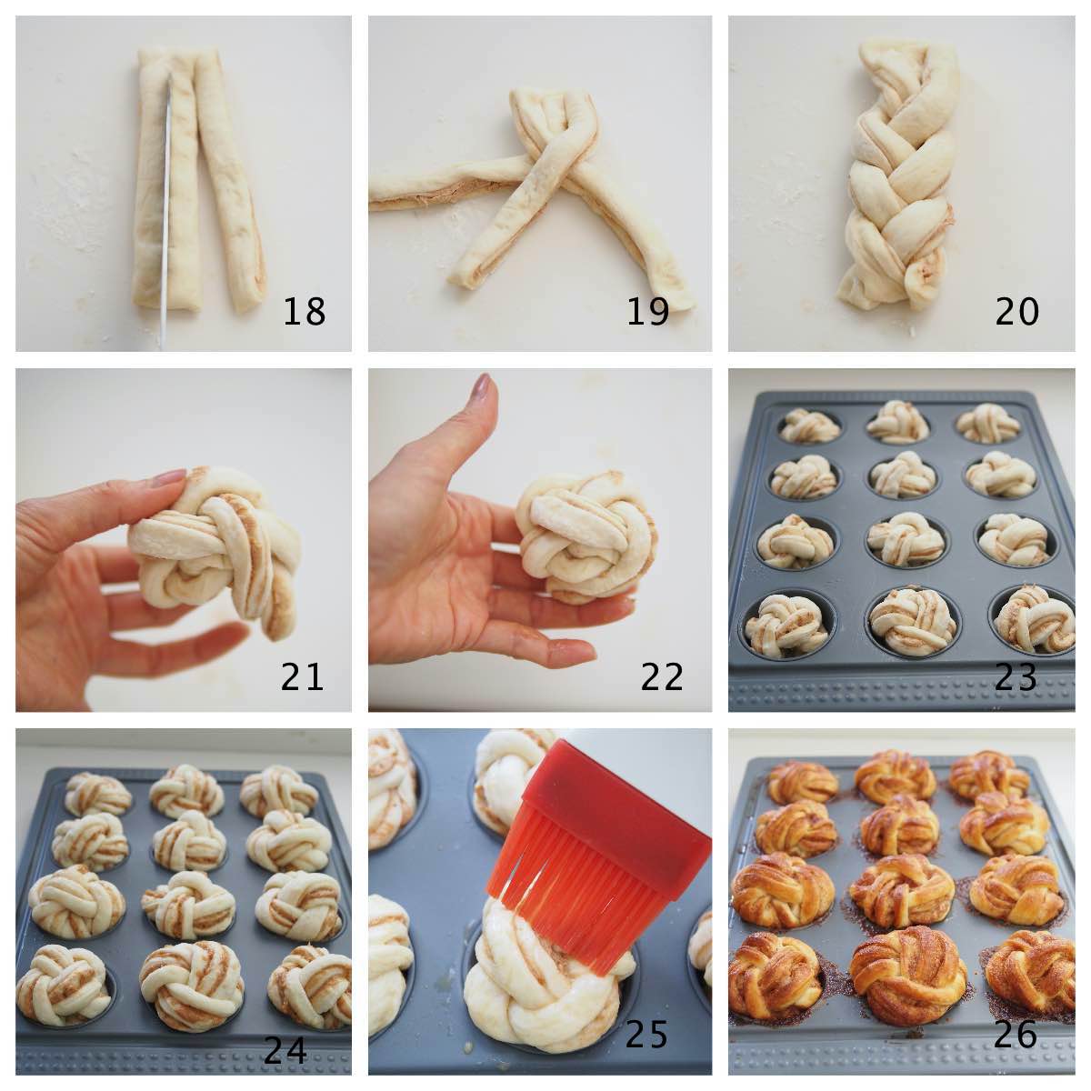 Twisted Cinnamon Buns - BAKE WITH PAWS