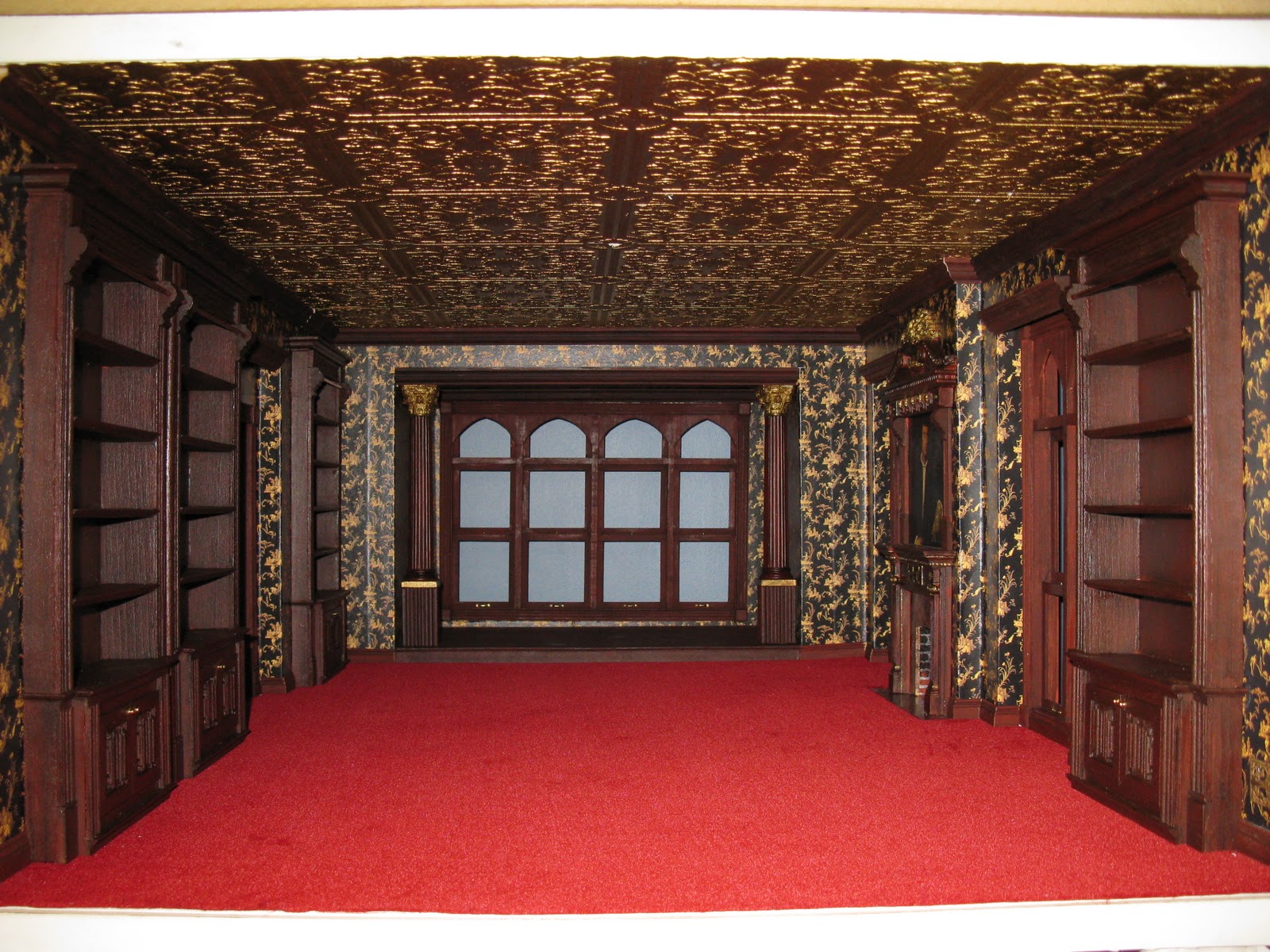 Late Victorian English Manor Dollhouse: 1/12 Miniature from Scratch ...