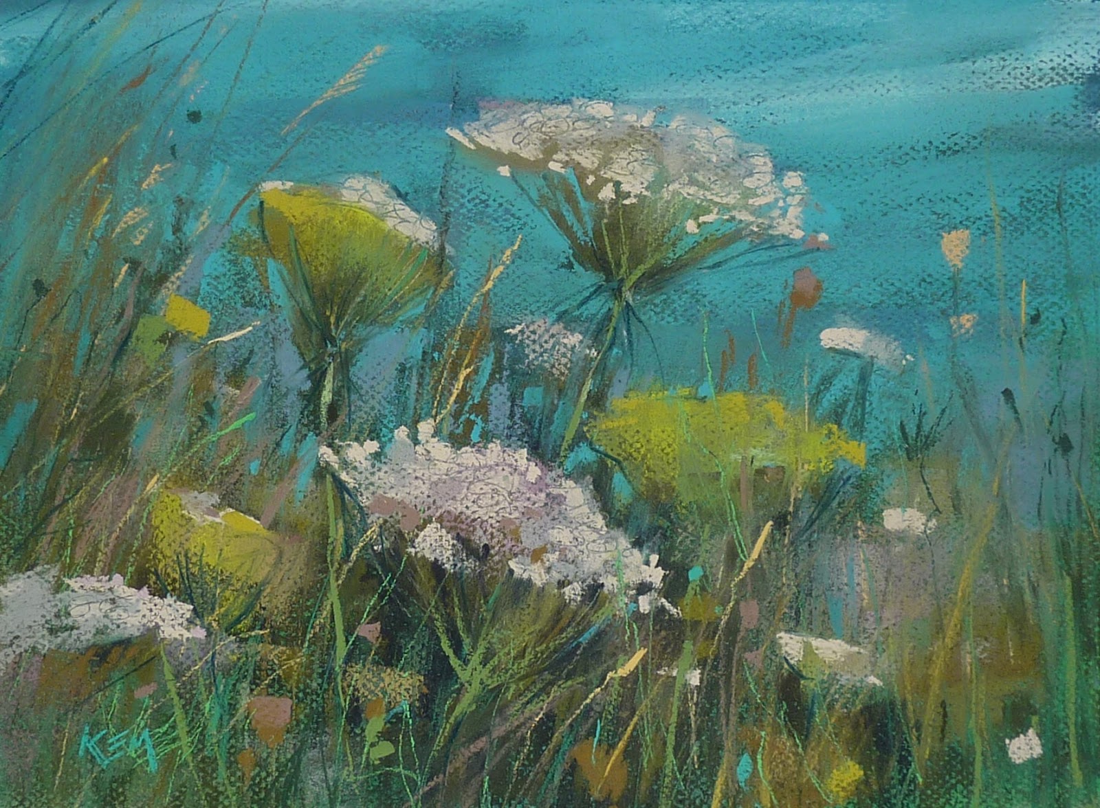 Painting My World: Smooth or Bumpy....What Side of Canson do you Like?