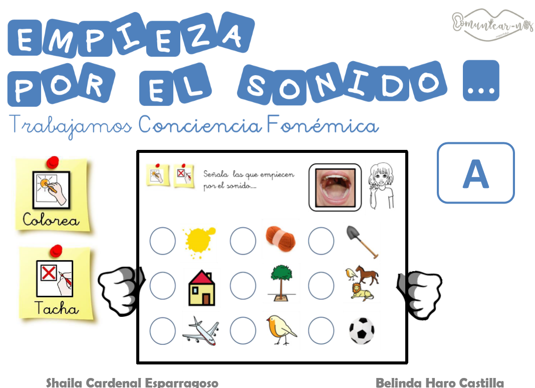 Siembra Estrellas: MATERIAL IMPRESO: CONCIENCIA FONÉMICA.. EMPIEZA POR....