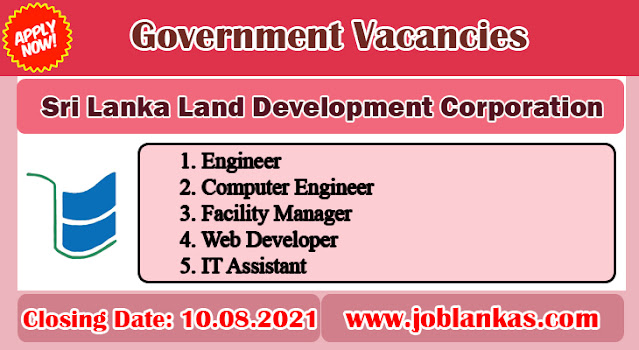 Sri Lanka Land Development Corporation Vacancies - 2021 - JobLankas.com