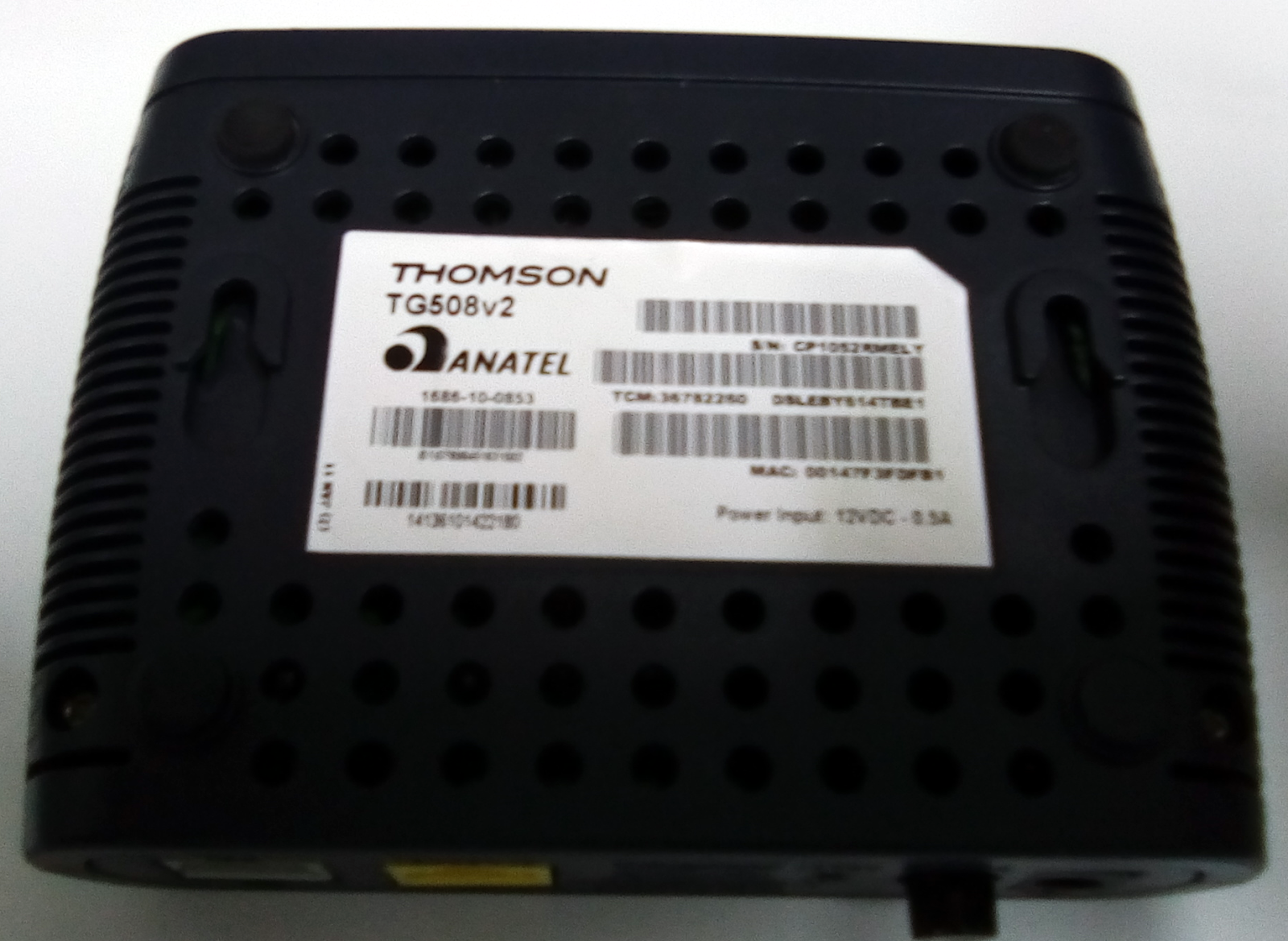Compra de Modem ADSL Thomson TG508v2 homologado Anatel Original do ...