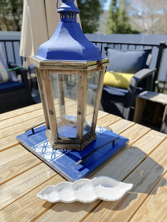 Repurposed Outdoor Tray