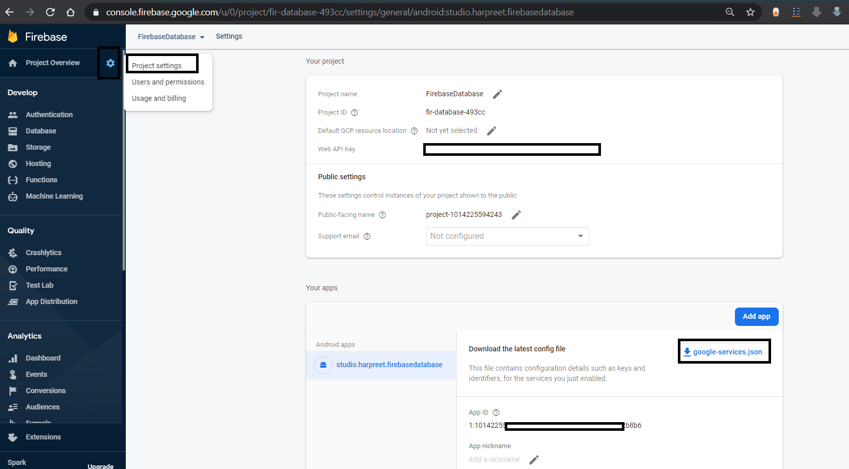 Creating and Inserting Value in Firebase Realtime Database - Harpreet ...