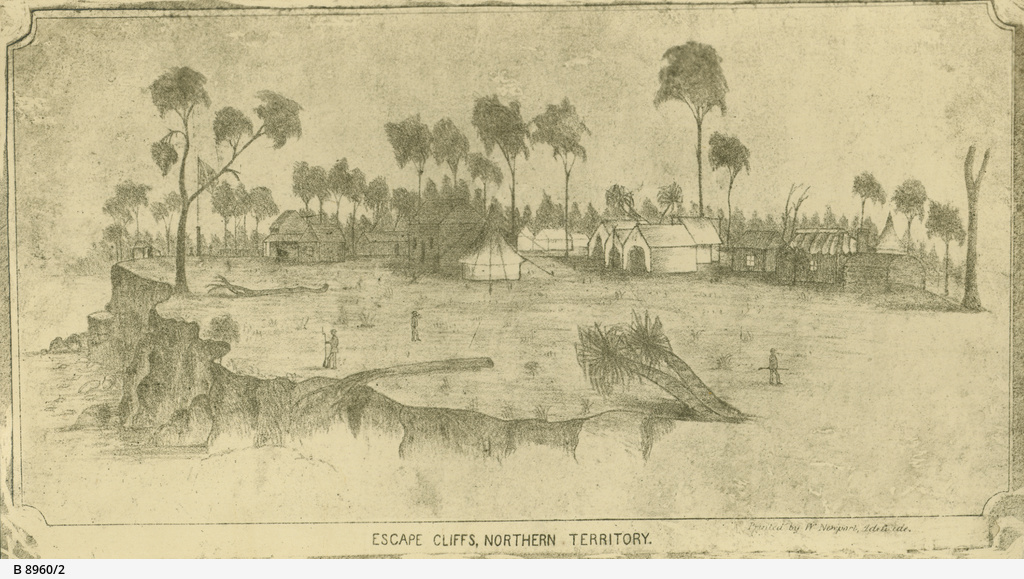 Historical Australian Towns: Escape Cliffs (1864–1867) NT: Fourth ...
