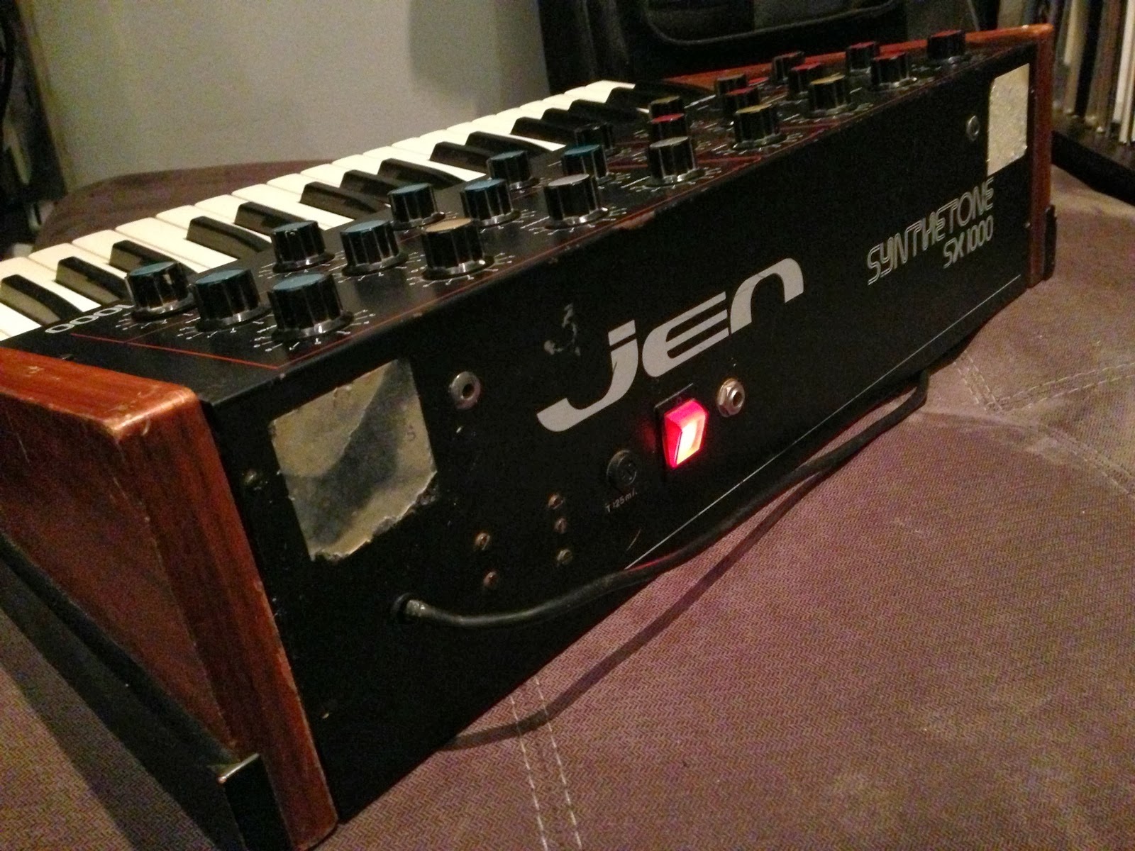 MATRIXSYNTH: Vintage Jen Synthetone SX1000 37 Key Analog Synthesizer