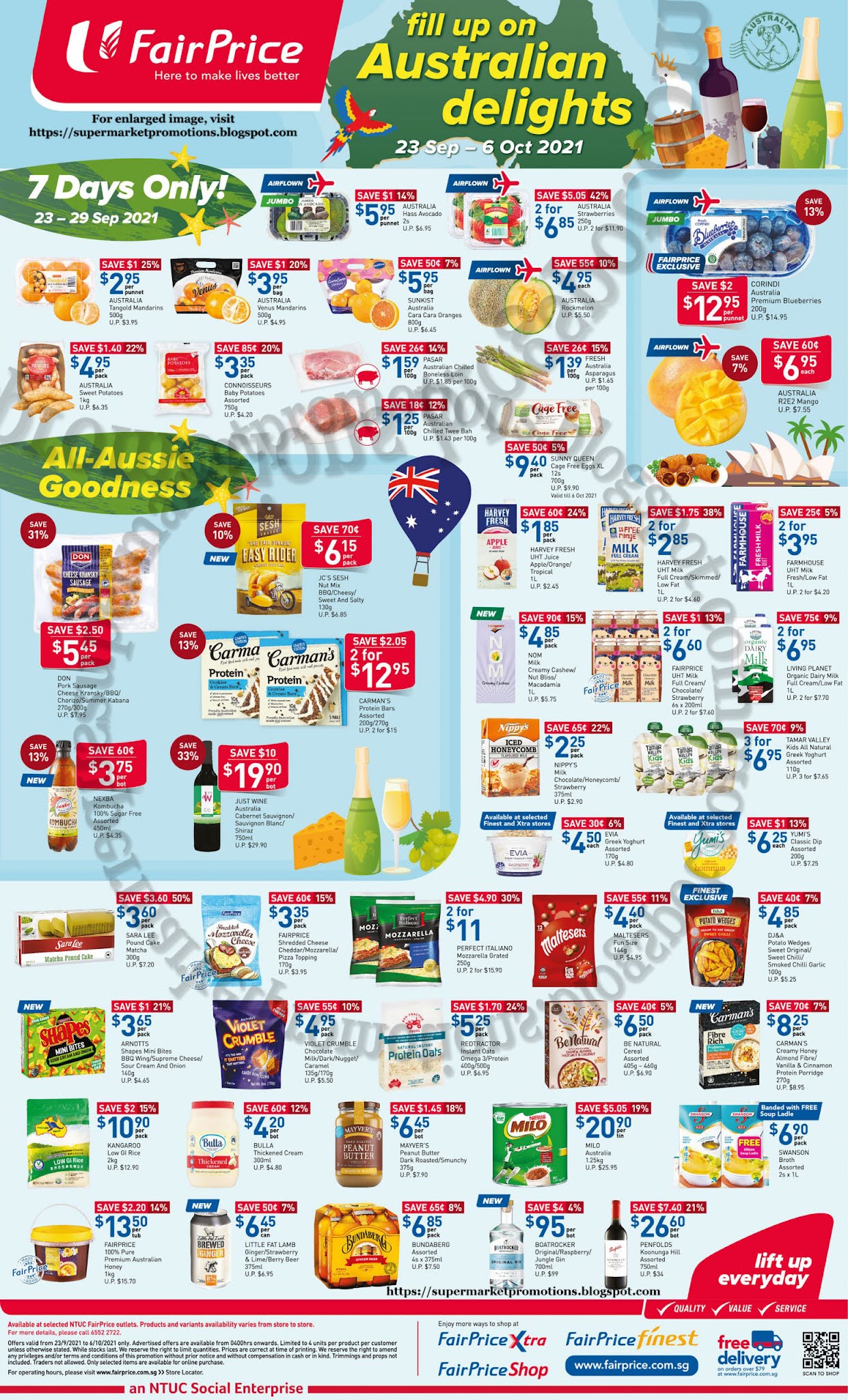 NTUC FairPrice Australian Fair Promotion 23 - 06 October 2021 ...