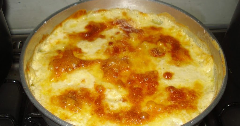 Batata ralada de Forno com Presunto e Queijo - Comida Maravilhosa