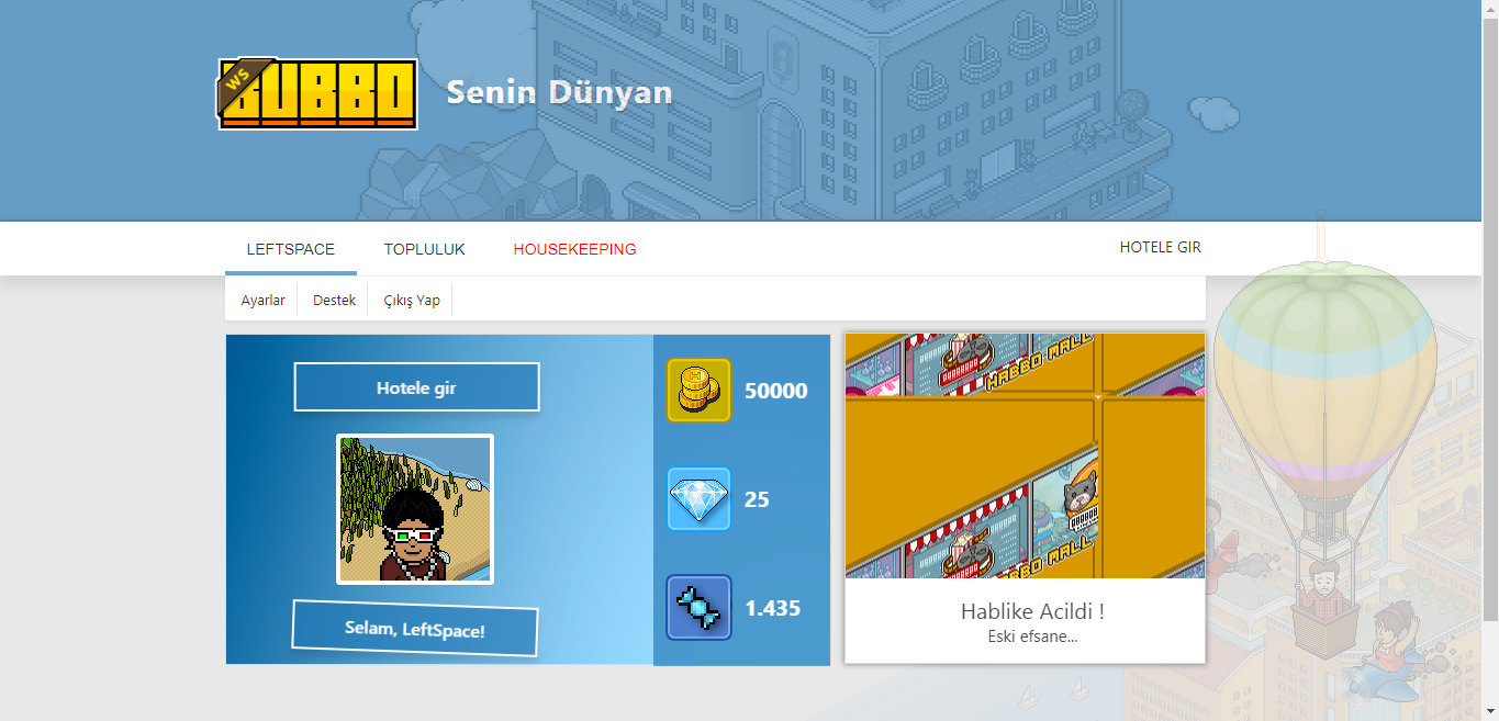 Bubbo CMS | Habbo Hotel Cms Pack Design