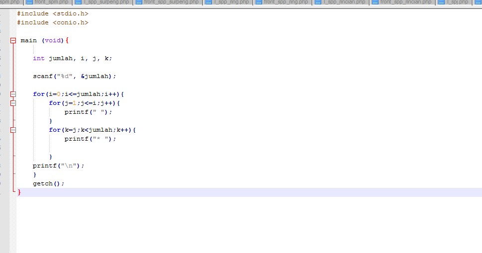 CARA MEMBUAT PROGRAM SEGITIGA SAMA SISI MENGGUNAKAN BAHASA C - Penganut ...