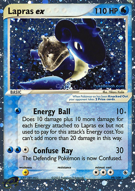 Lapras Ex Ex Ruby And Sapphire Pokemon Card Review Primetimepokemons Blog
