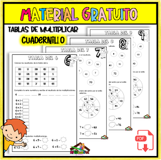 Lotería de tablas de multiplicar para descargar gratis