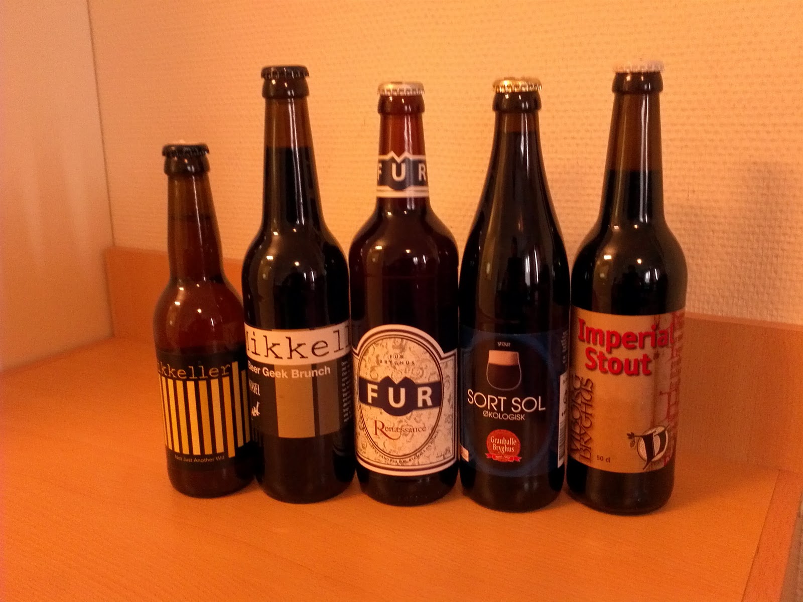 The Ontario Beer Widow: Jeff is enjoying Danish beers