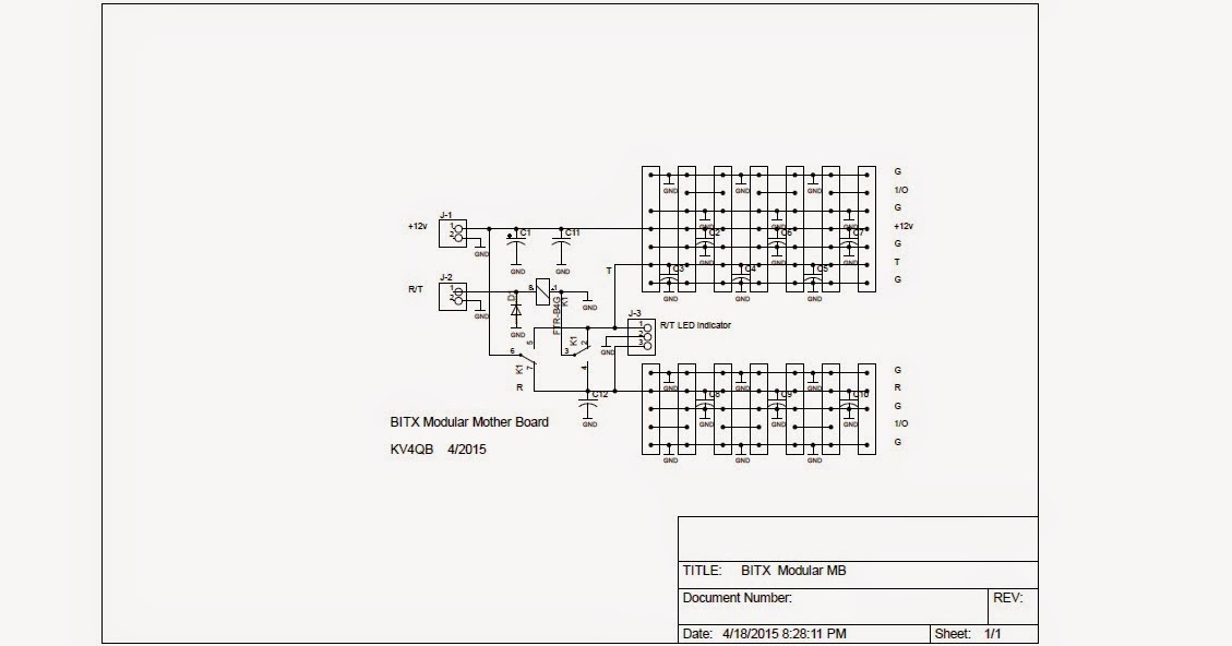 DuWayne's Place: BITX Modular The Backplane
