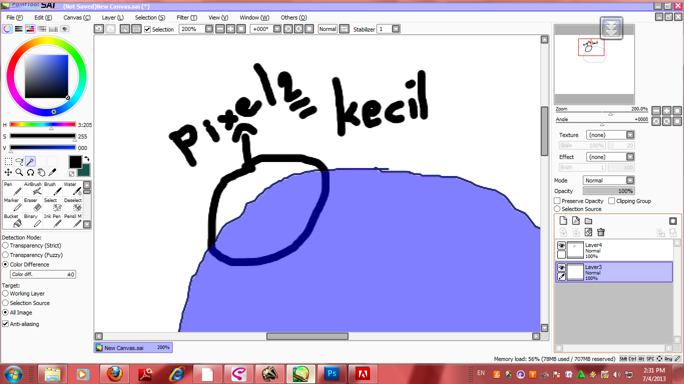 How to use ruler and grid paint tool sai - gasenative