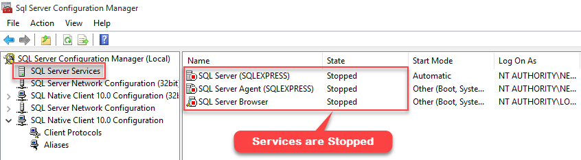 Fixed Error 26 Error Locating Serverinstance Specified In Sql Server 2008 Codingvila