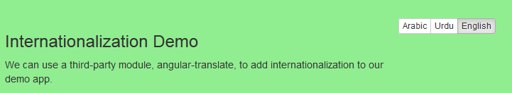 AngularJS - Internationalization AngularJS - Internationalization
