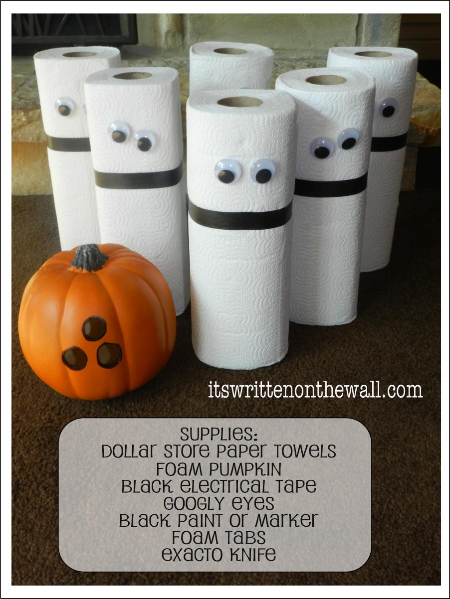 It's Written on the Wall: Boo Bowling! A Ghostly Halloween Party Game ...
