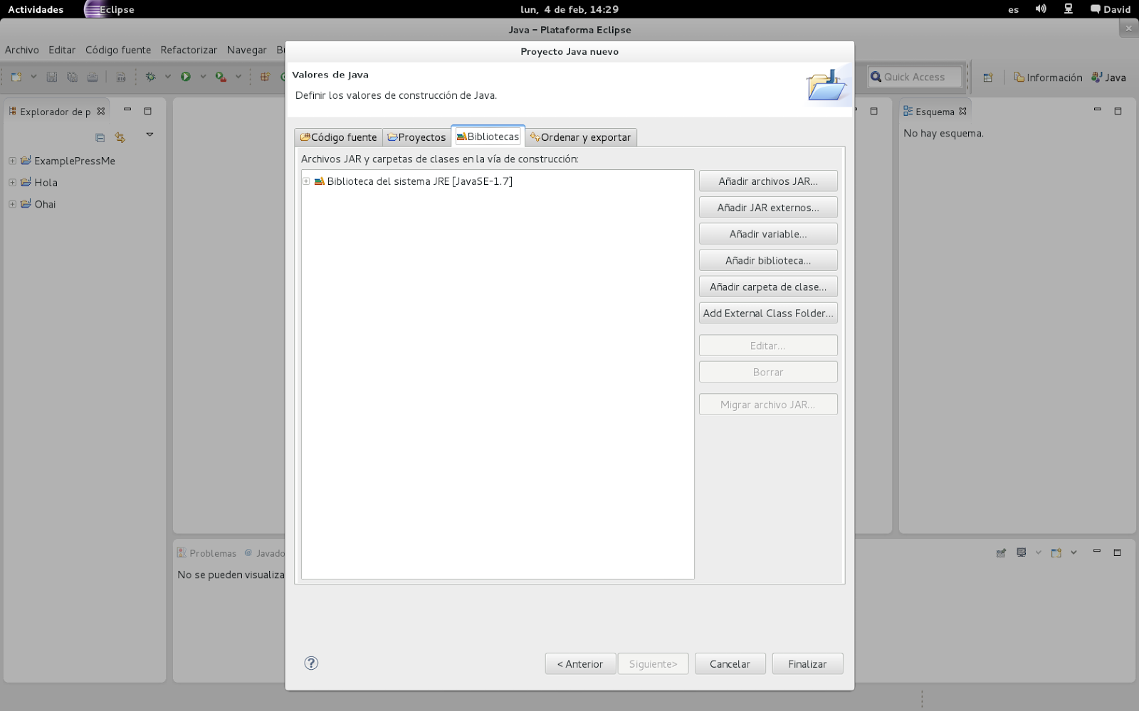 Tiburón de alambre: Java-Gnome en Fedora 18